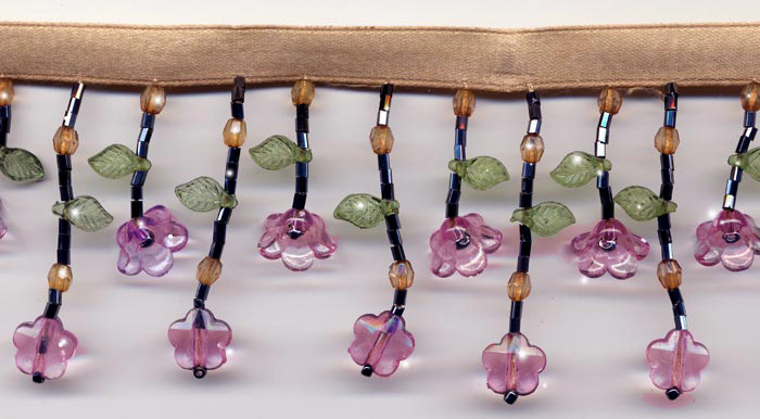 Decorating Studio - "Petit Fleur " Beaded Fringe Trim